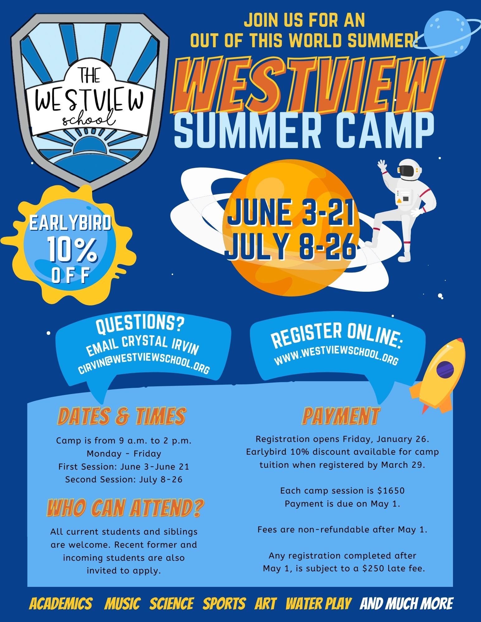 Summer Camp - The Westview School
